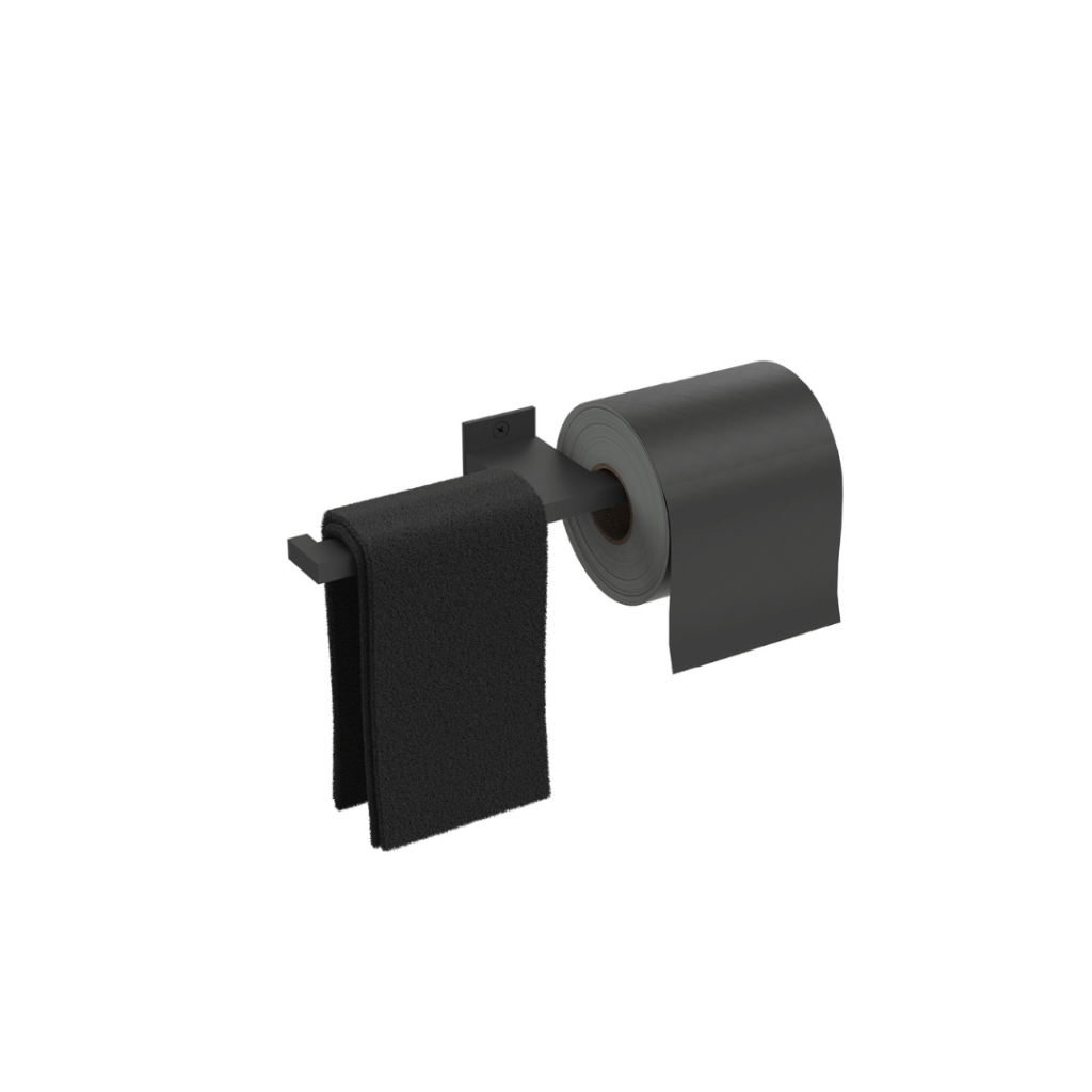 Porta rolo de parede duplo, SLIM - JNF - FCL Ferragens